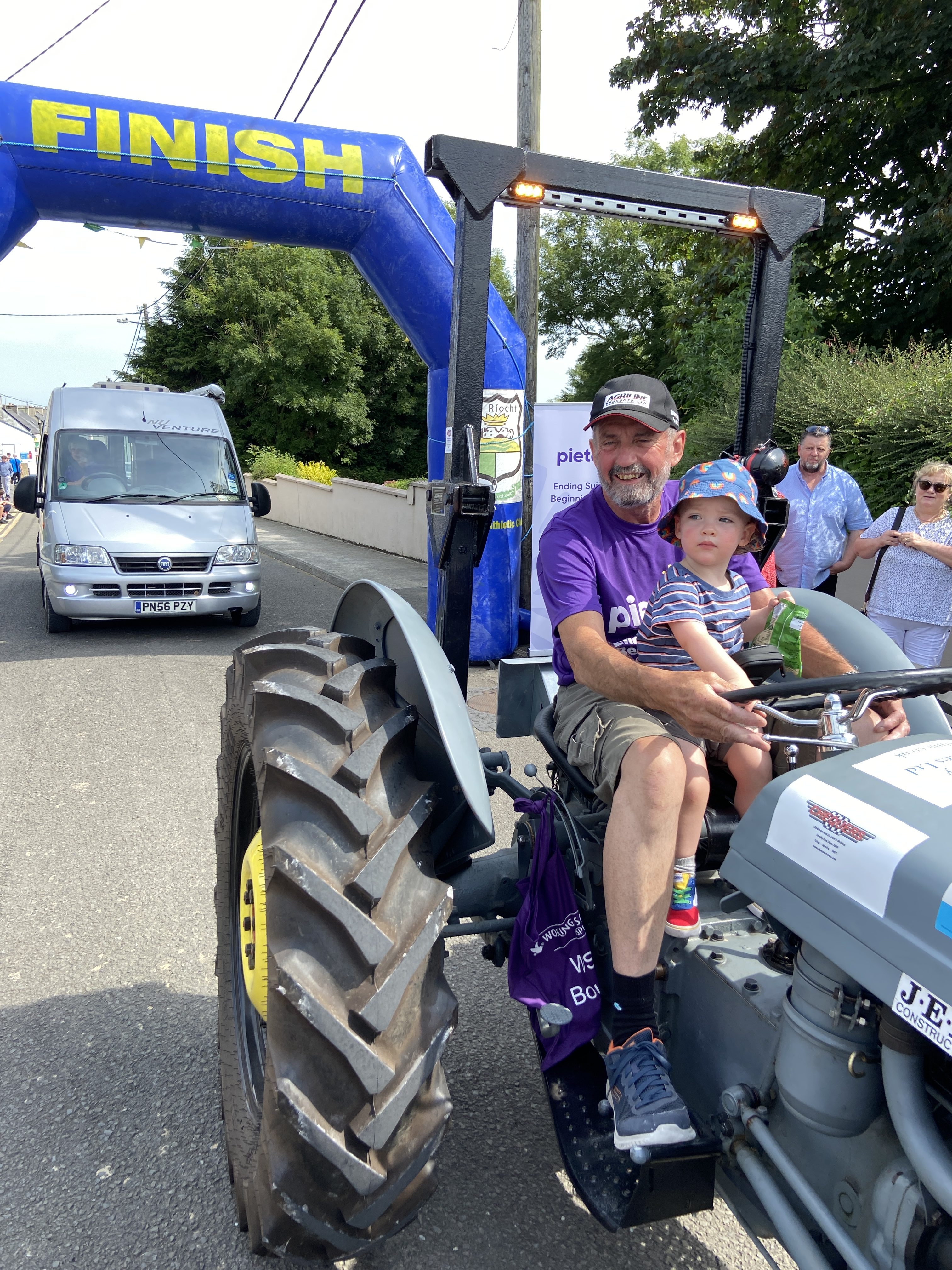 485-mile tractor trip for Hospice - Woking & Sam Beare Hospices