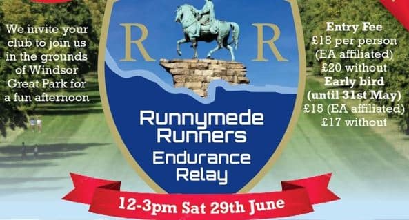 Runnymede Runners Endurance Relay - Woking & Sam Beare Hospices